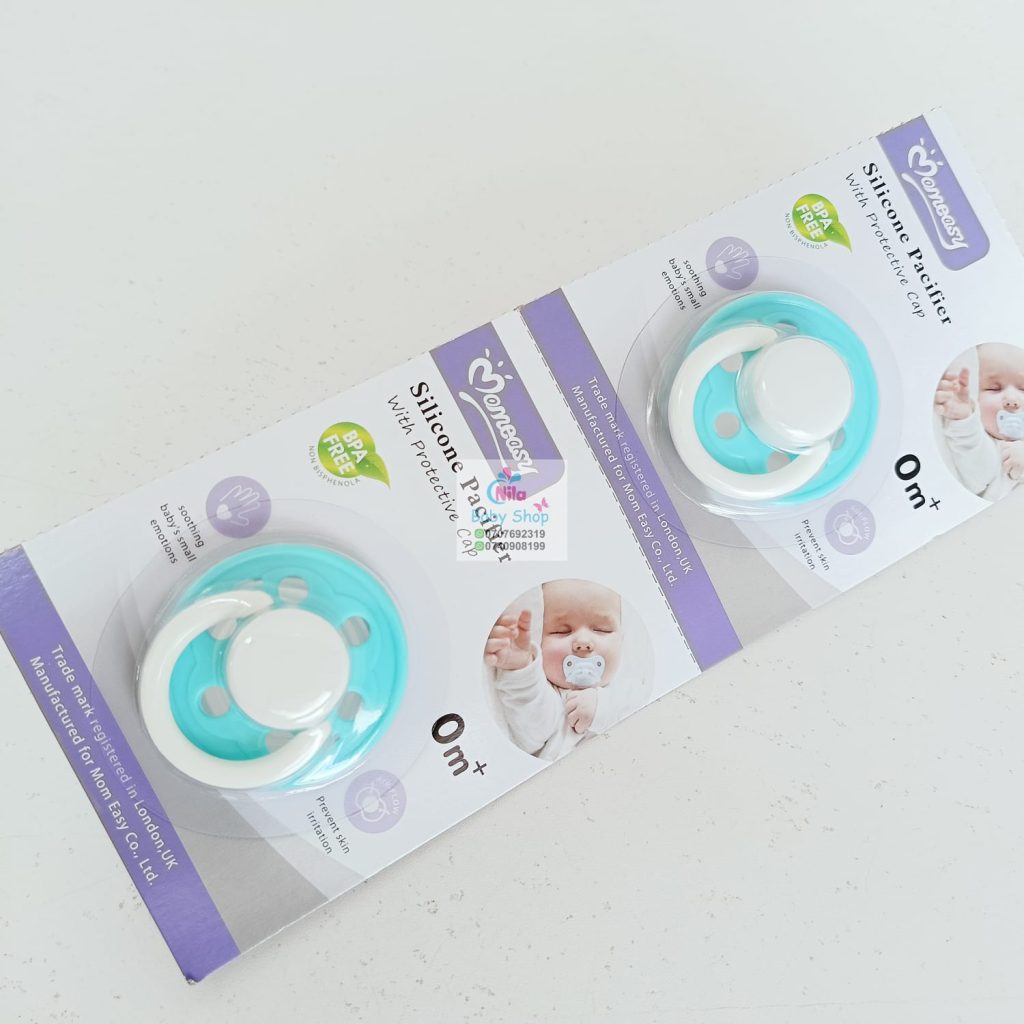 Momeasy Baby Silicone Pacifier With Protective Cap