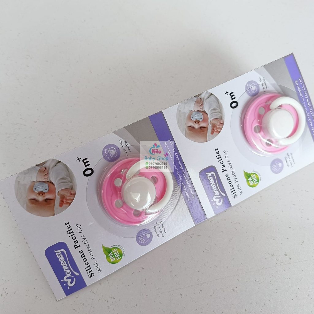 Momeasy Baby Silicone Pacifier With Protective Cap