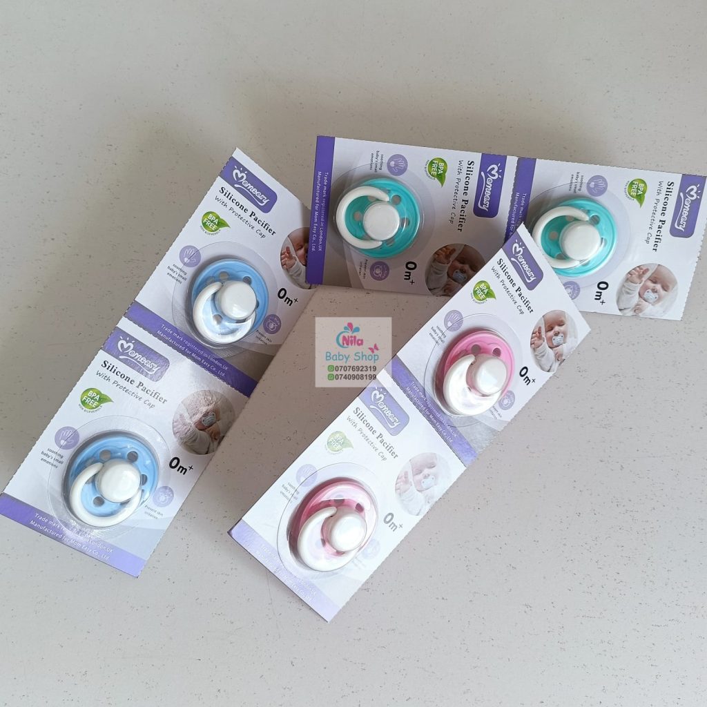 Momeasy Baby Silicone Pacifier With Protective Cap