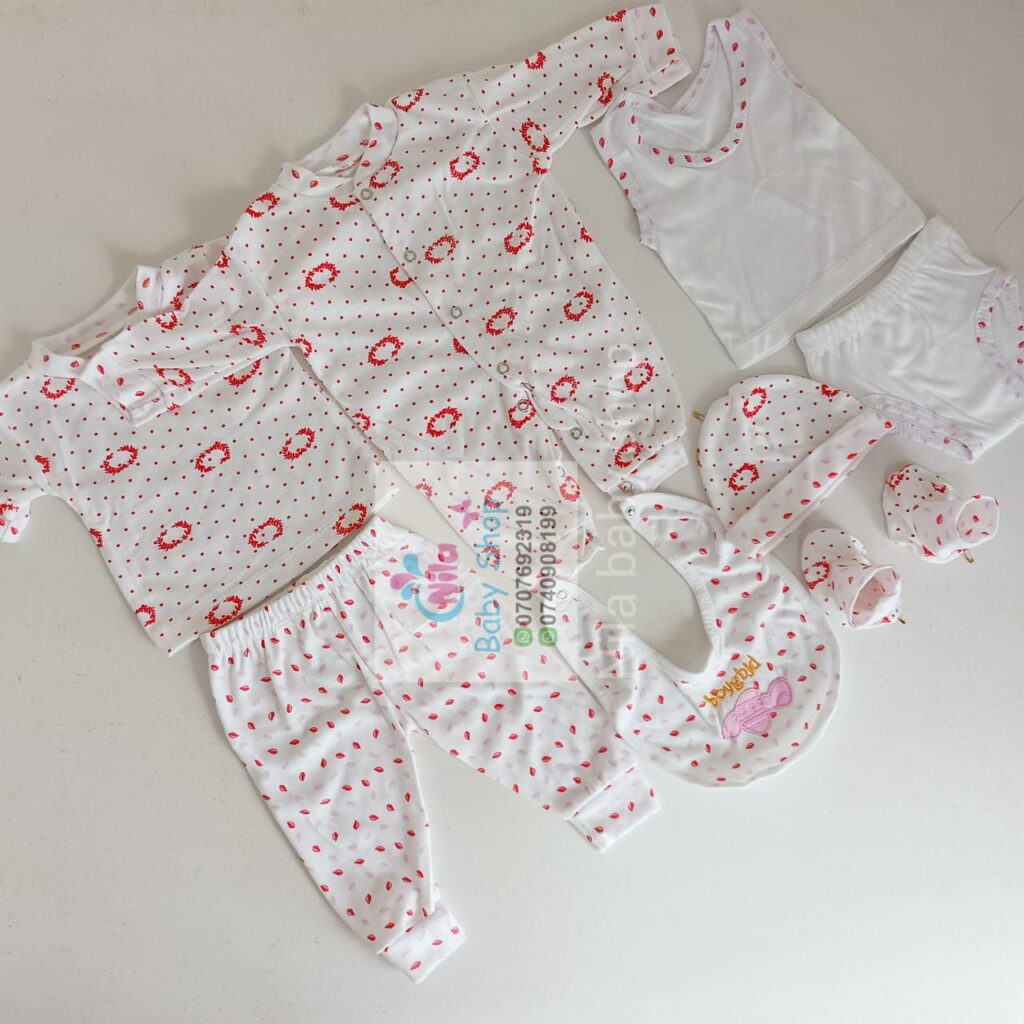 8-piece Unisex Infant Receiving Set - Nila Baby Shop