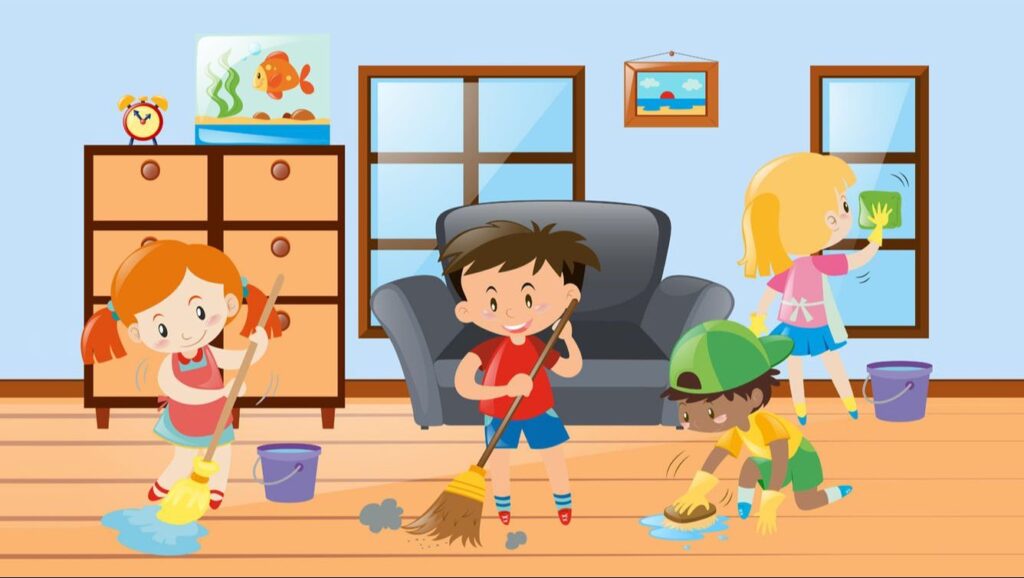 GUIDE TO AGE-APPROPRIATE CHORES FOR CHILDREN - Nila Baby Shop