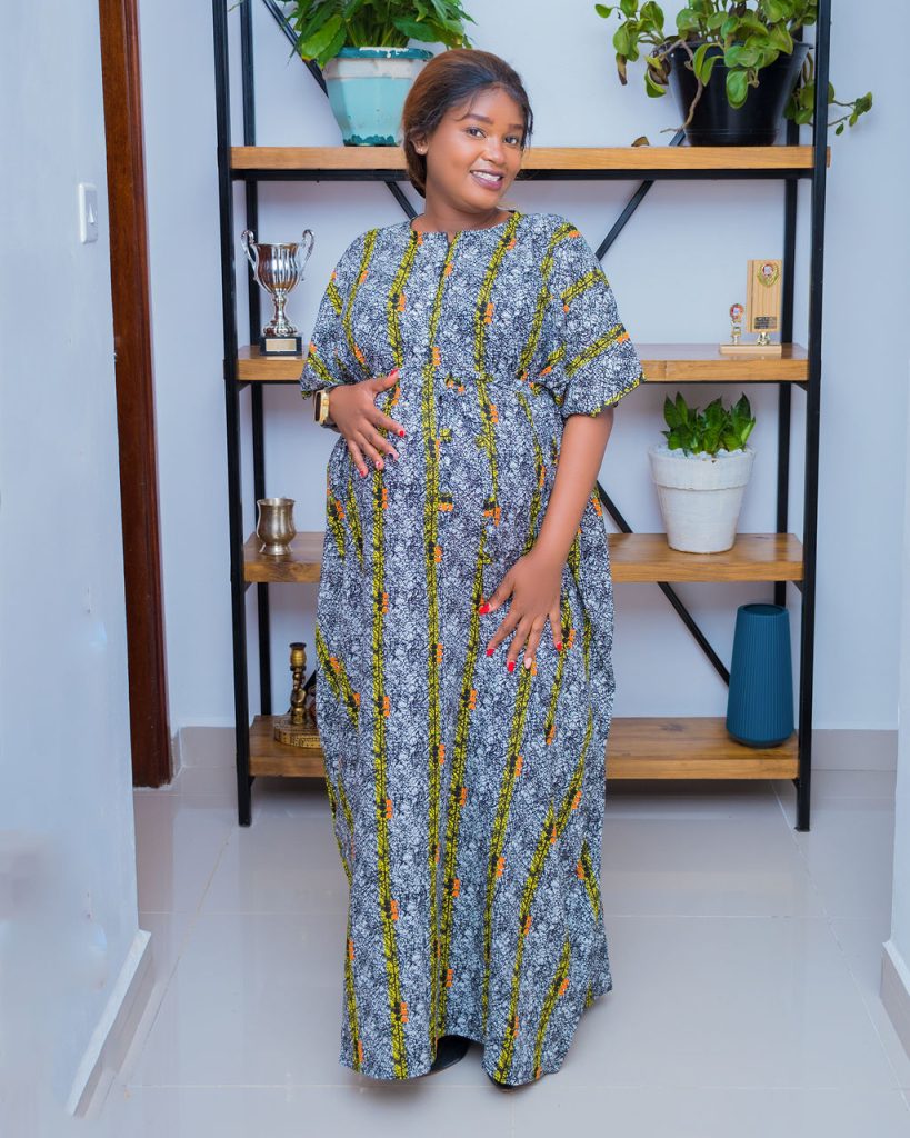 African Swahili Maxi Dera Free Size Maternity Dress – Nila Baby Shop