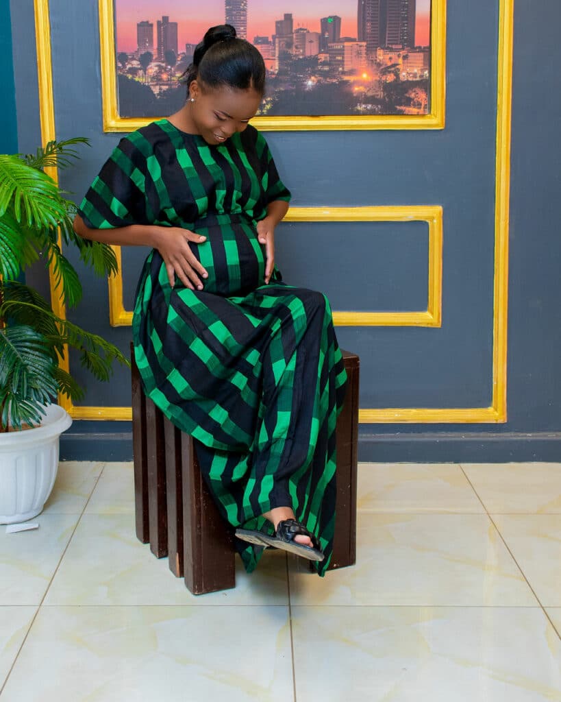 African Swahili Maxi Dera Free Size Maternity Dress
