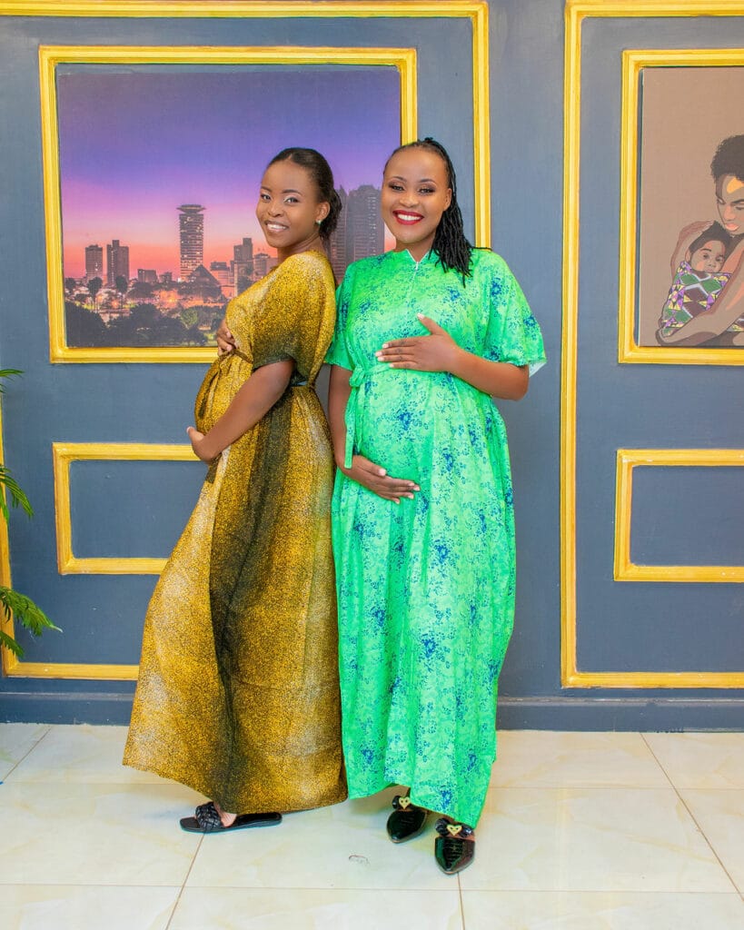 African Swahili Maxi Dera Free Size Maternity Dress