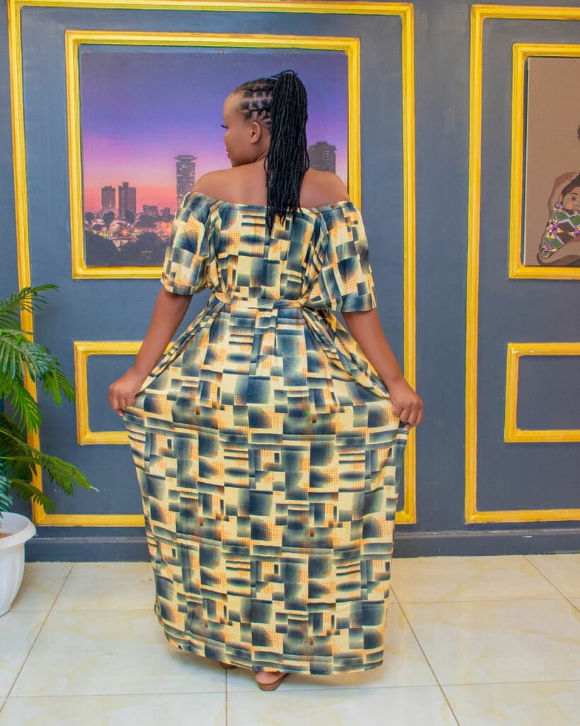 African Swahili Maxi Dera Free Size Maternity Dress
