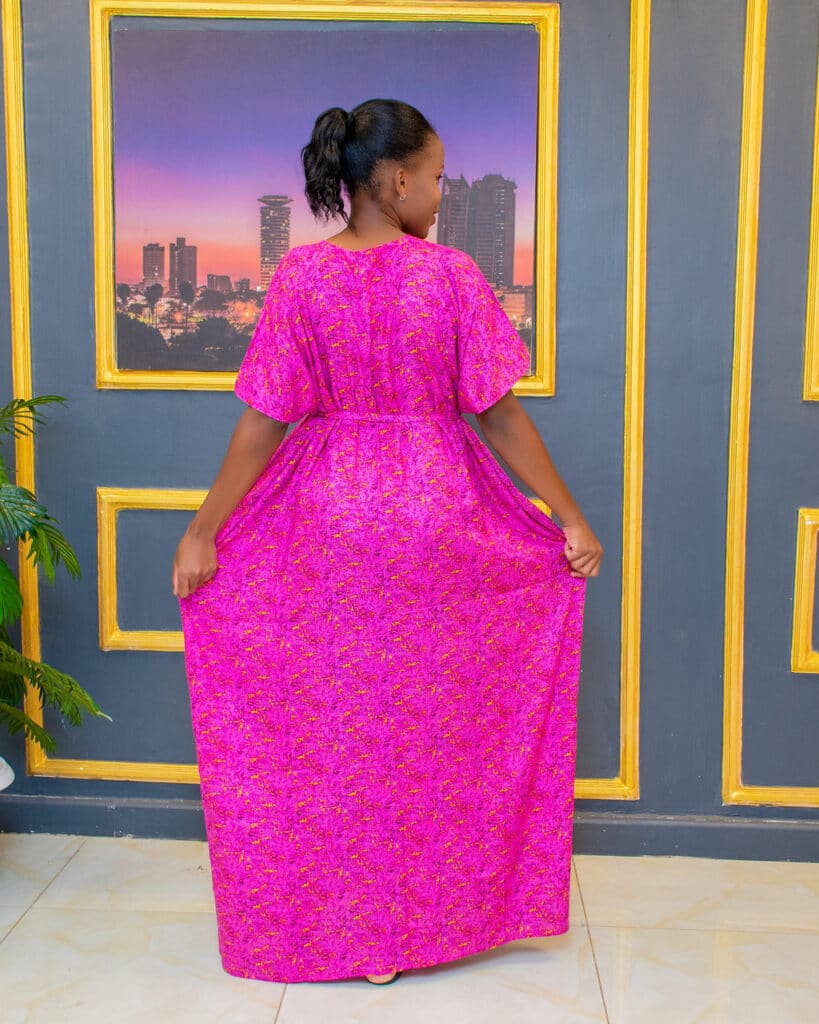 African Swahili Maxi Dera Free Size Maternity Dress