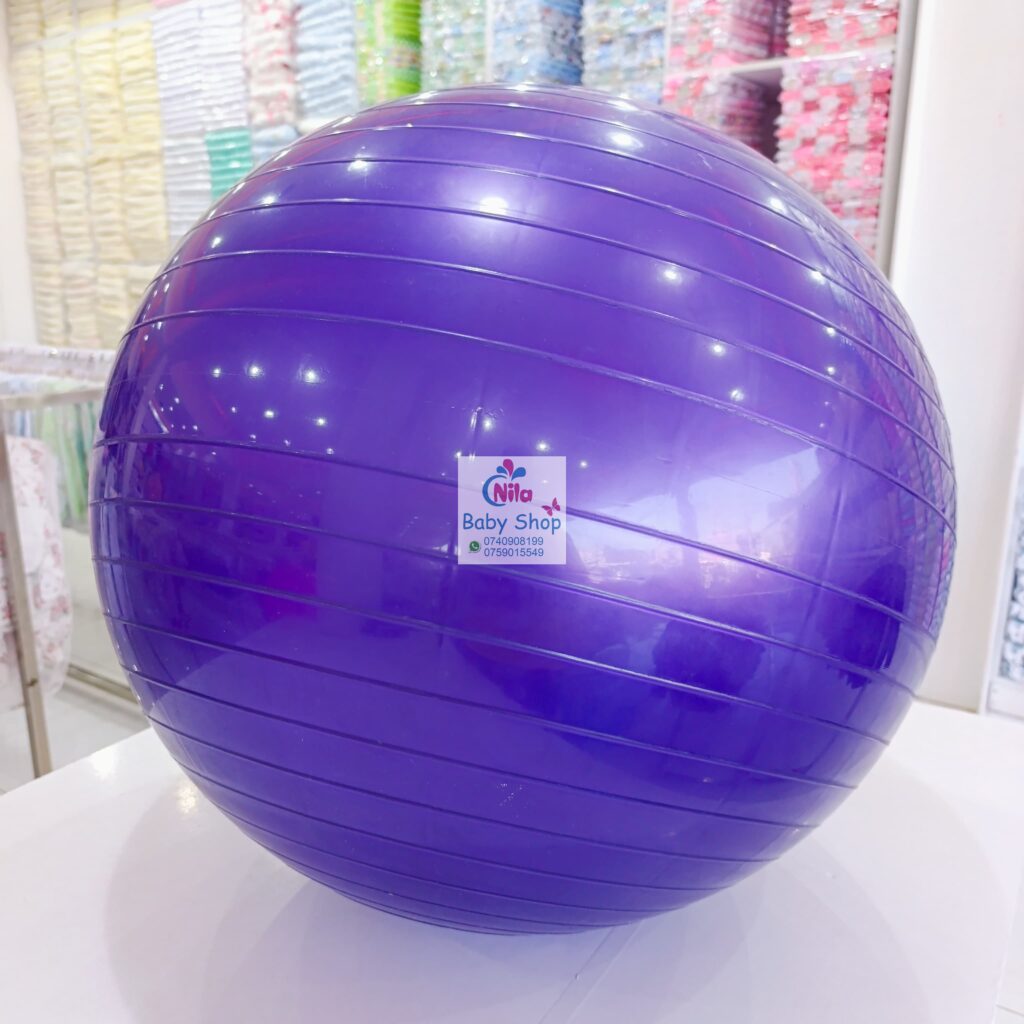 Anti-Burst Yoga Ball for Exercise, Pregnancy & Fitness – Multi-Color ...