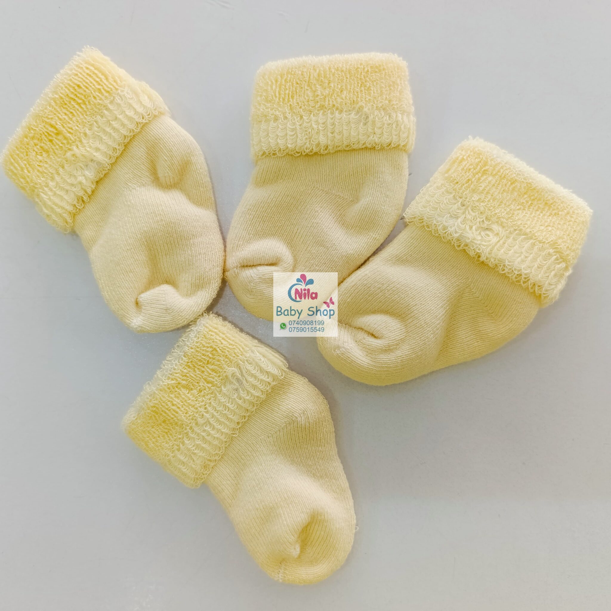 Newborn Baby Soft Cotton Socks Set – Anti-Slip, Breathable, Multi-Color ...